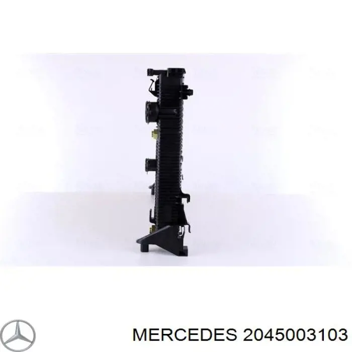 2045003103 Mercedes radiador refrigeración del motor