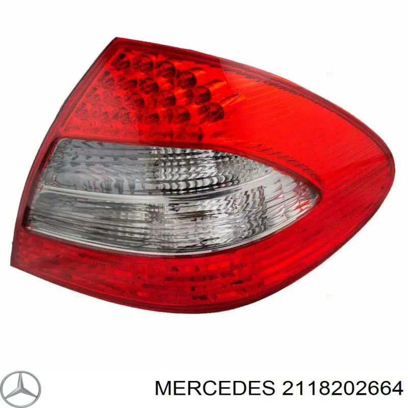 2118202664 Mercedes piloto posterior derecho