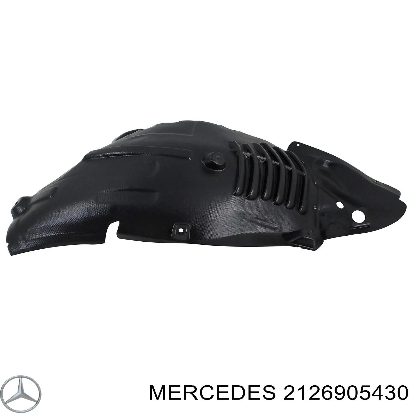2126905430 Mercedes guardabarros interior, aleta delantera, izquierdo ...