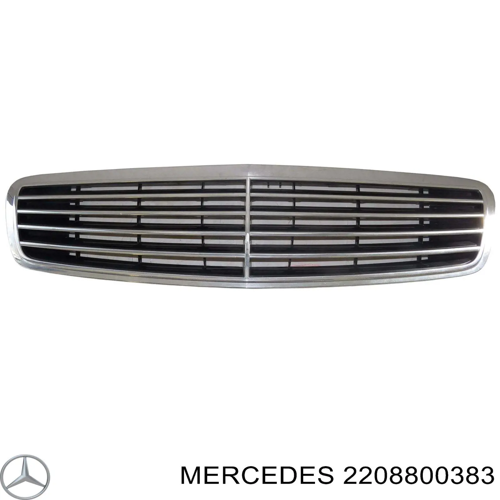 2208800383 Mercedes panal de radiador