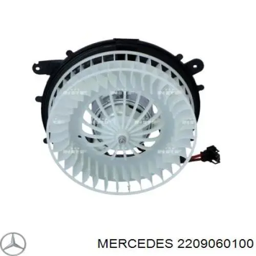 A2208203142 Mercedes motor eléctrico, ventilador habitáculo