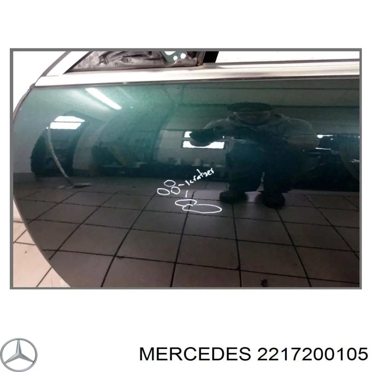 2217200105 MERCEDES Puerta delantera izquierda