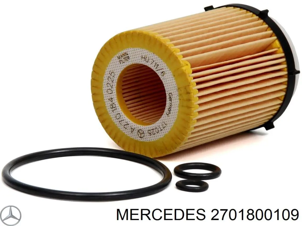 2701800109 Mercedes filtro de aceite
