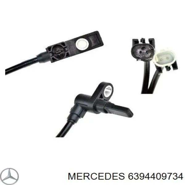 6394409734 MERCEDES sensor abs trasero izquierdo