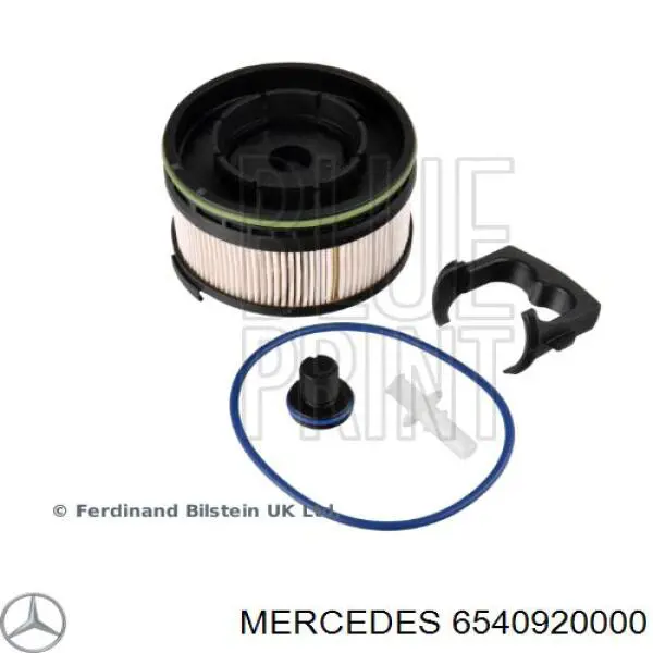 6540920000 MERCEDES filtro de combustible