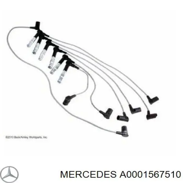 A0001567510 MERCEDES Terminal de la bujía de encendido