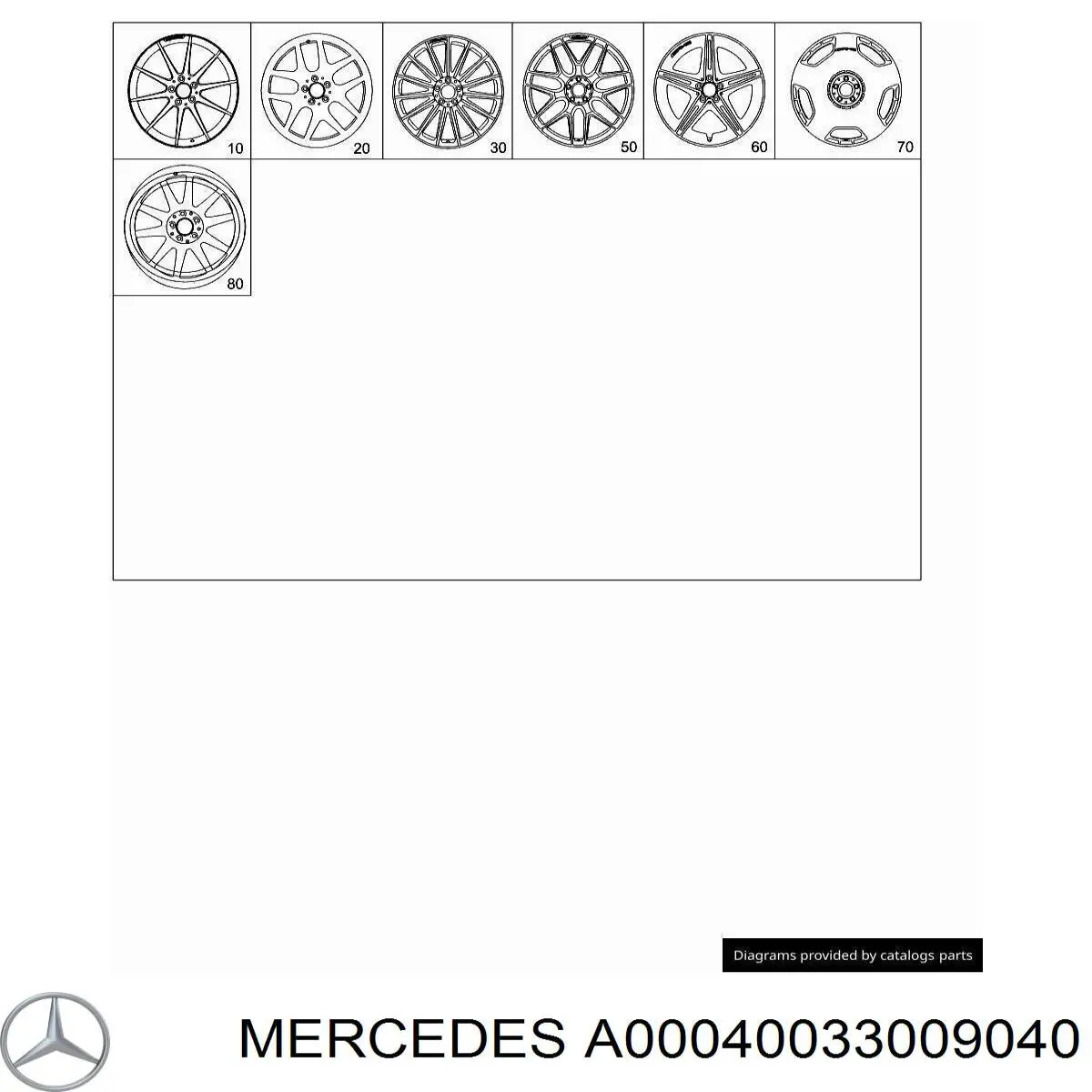 00040033009040 MERCEDES - repuestos Mercedes a precio barato
