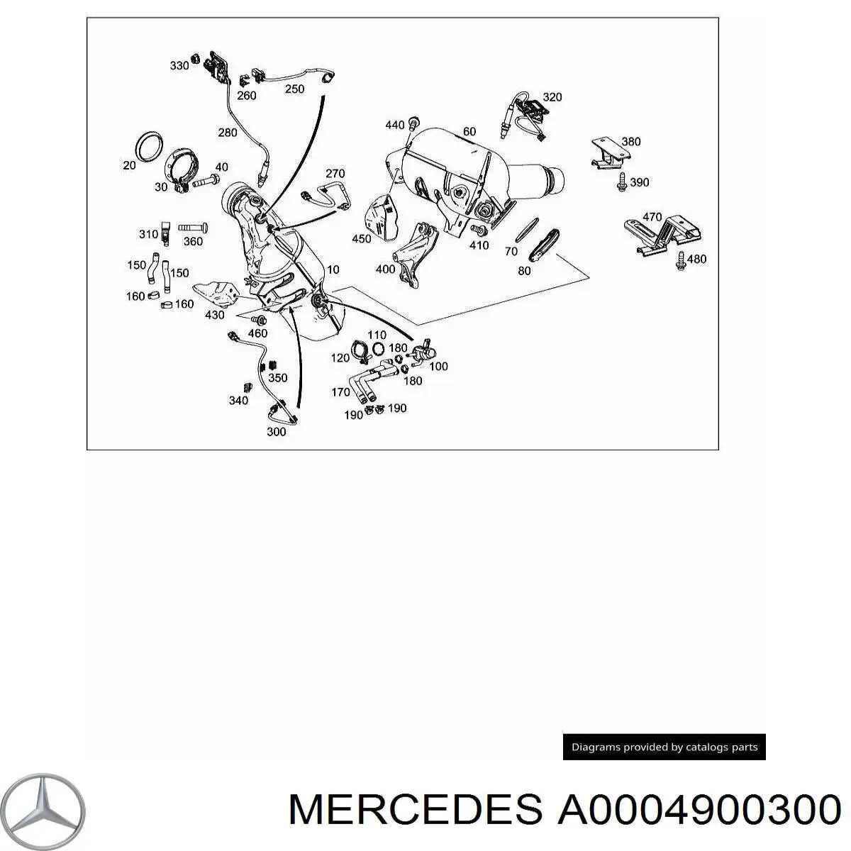 0004900300 MERCEDES inyector adblue