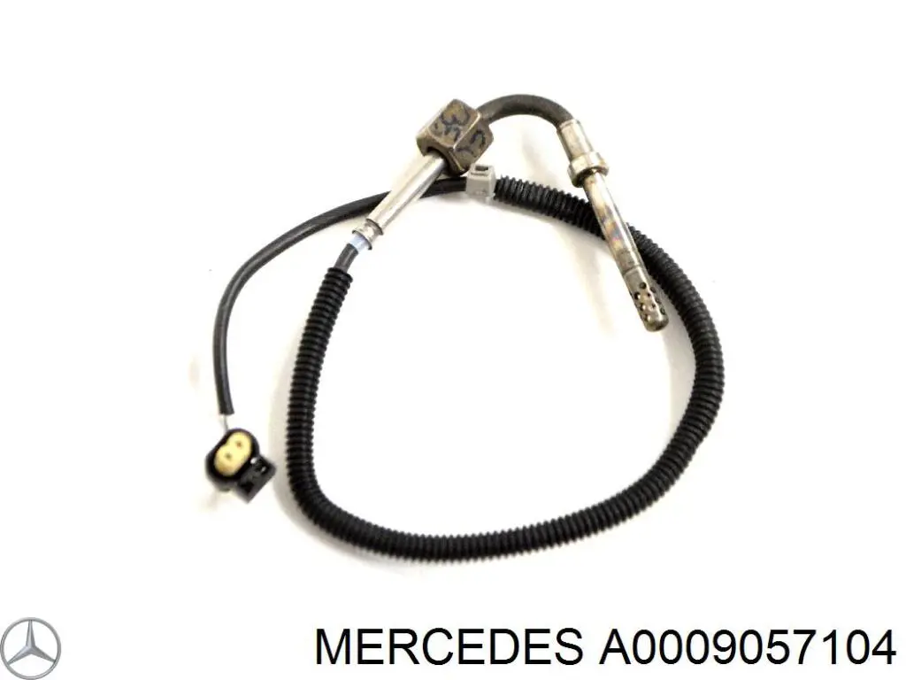 A0009057104 MERCEDES sensor de temperatura, gas de escape, antes de ...