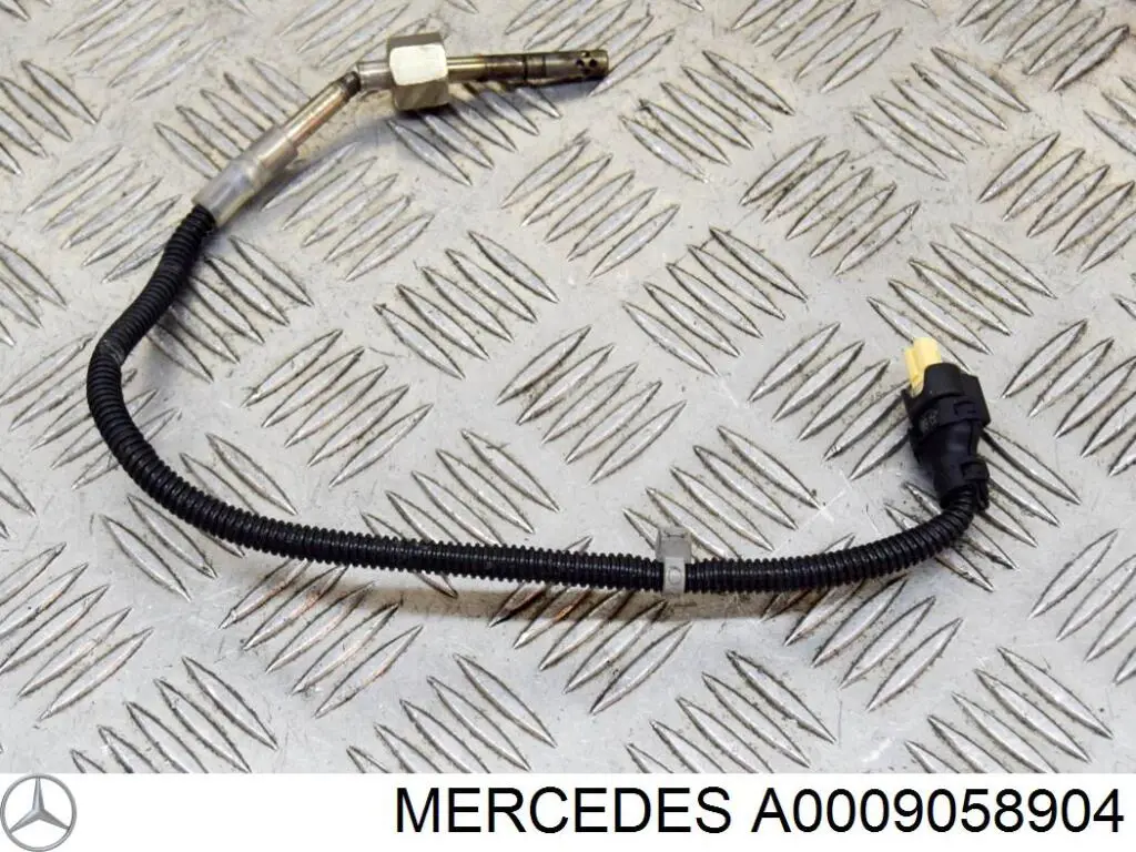 A0009058904 Mercedes sensor de temperatura, gas de escape, antes de ...