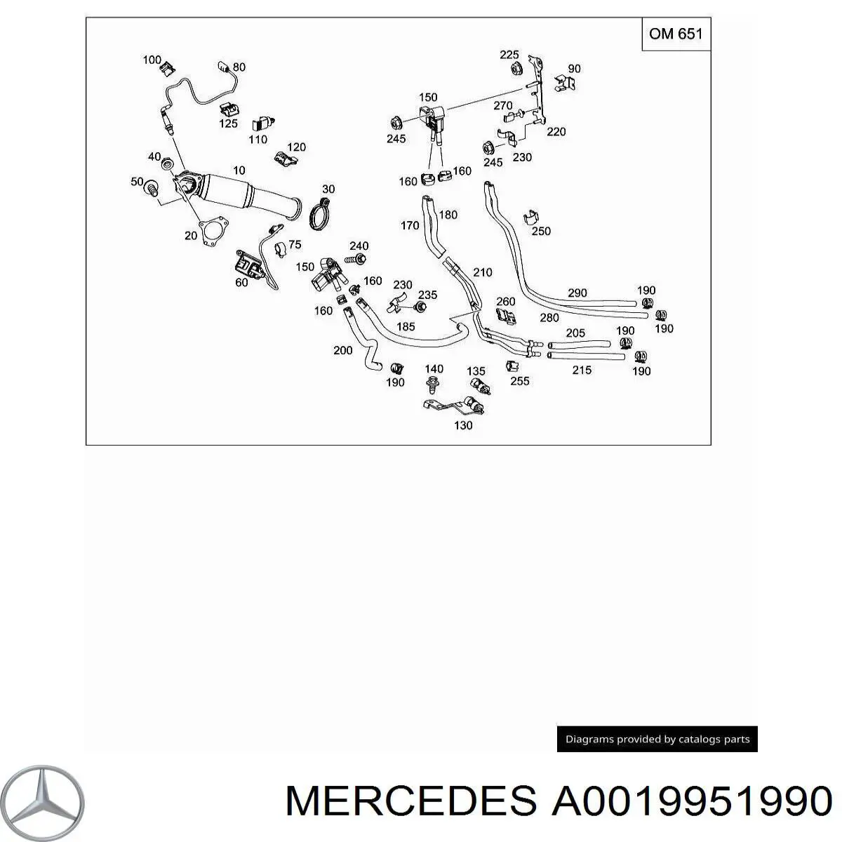A0019951990 MERCEDES - repuestos Mercedes a precio barato