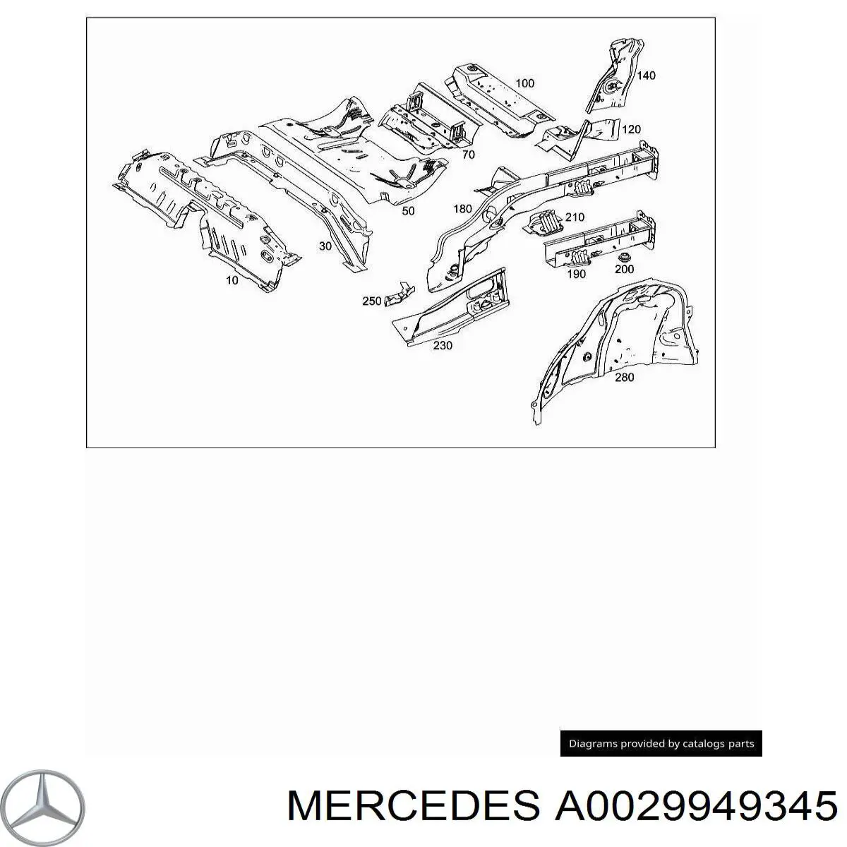 0029949345 MERCEDES - repuestos Mercedes a precio barato