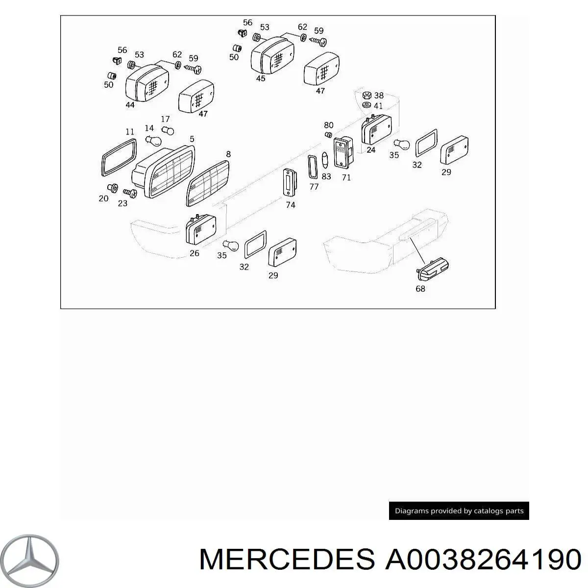 A0038264190 MERCEDES - repuestos Mercedes a precio barato