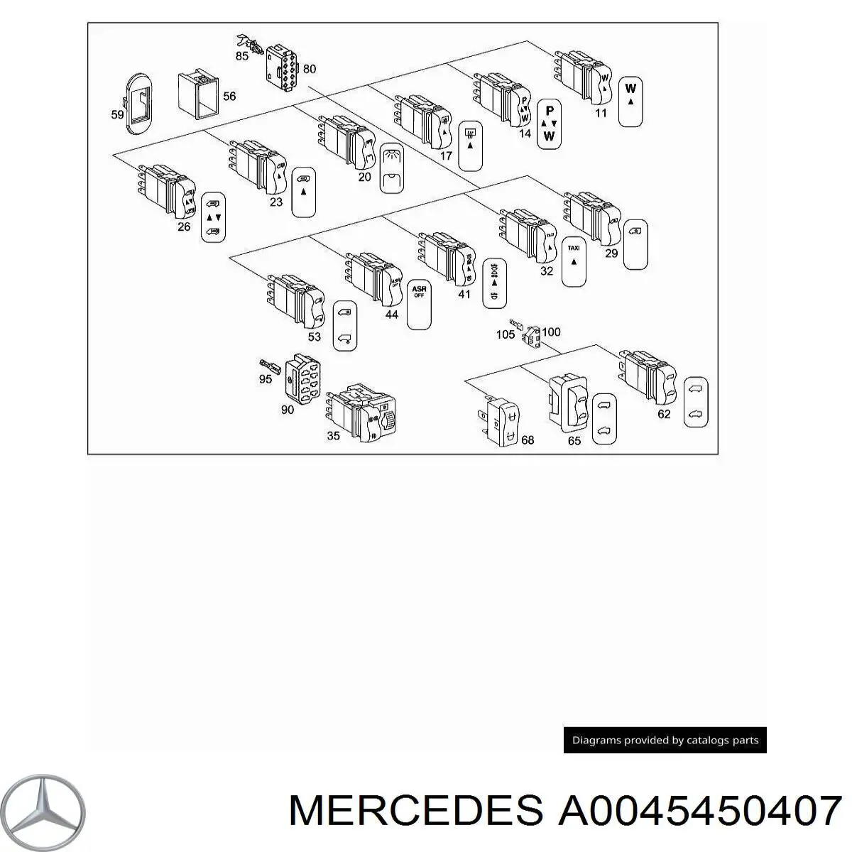 A0045450407 MERCEDES - repuestos Mercedes a precio barato