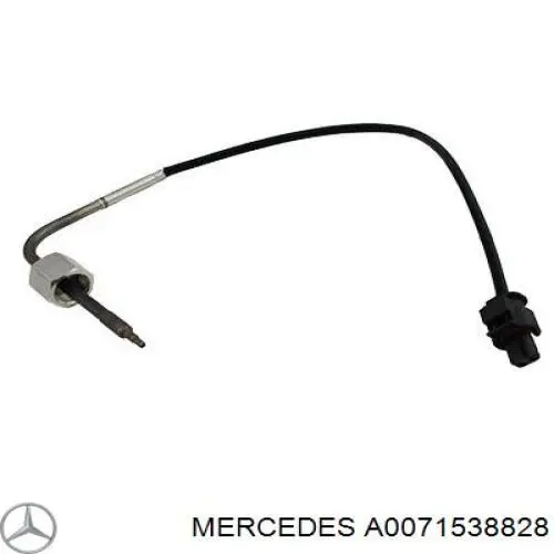 A0071538828 MERCEDES Sensor de temperatura, gas de escape, antes de ...