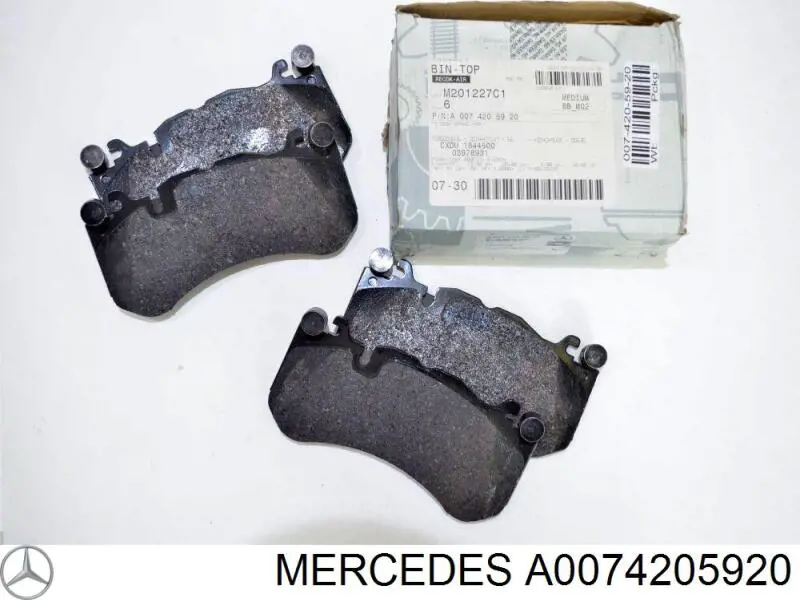 0074208920 Mercedes pastillas de frenos delanteras