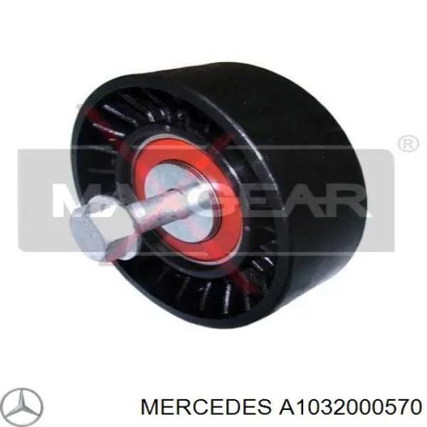 A1032000570 MERCEDES polea tensora correa poli v