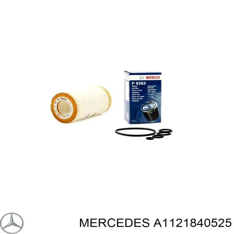 a1121840525 Mercedes filtro de aceite