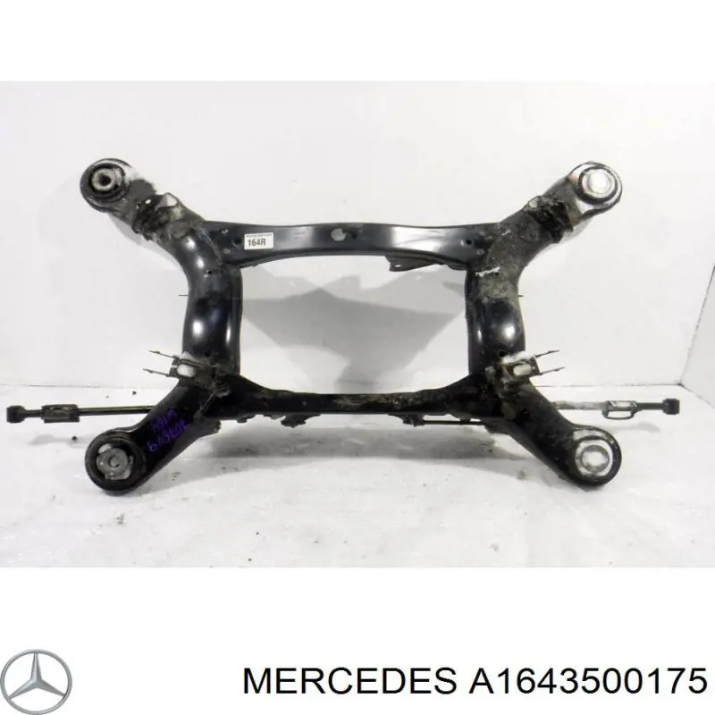 A1663500075 Mercedes suspensión, cuerpo del eje trasero