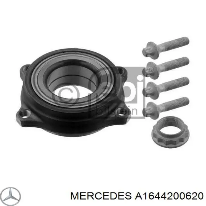 A1644200620 MERCEDES Zapatas de freno de mano