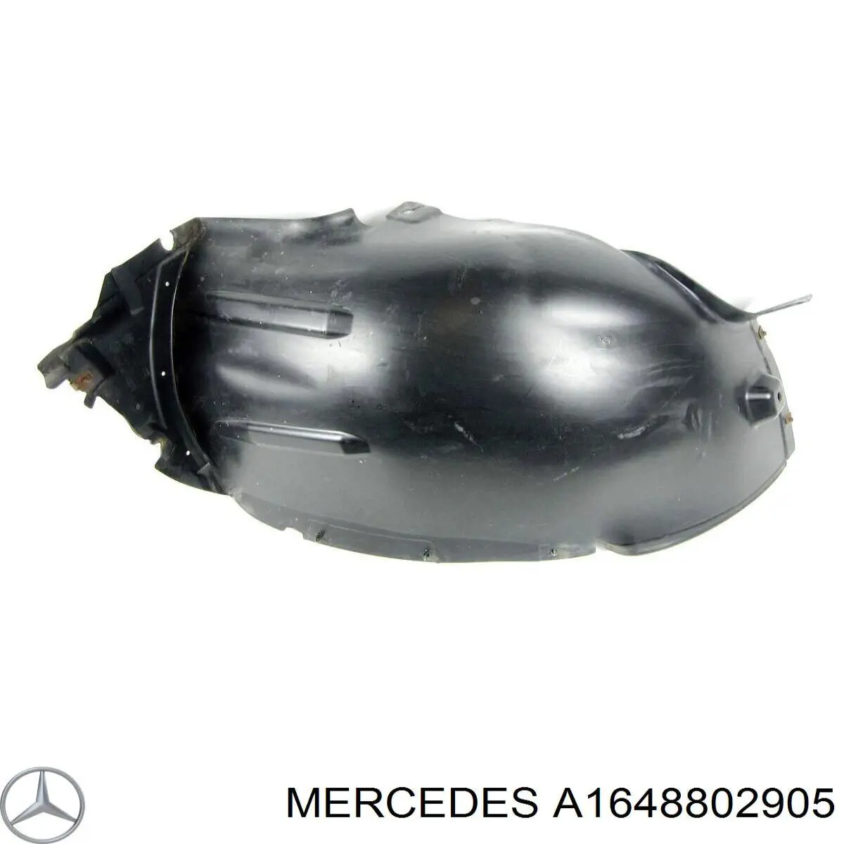 A1648802905 Mercedes guardabarros interior, aleta delantera, izquierdo ...