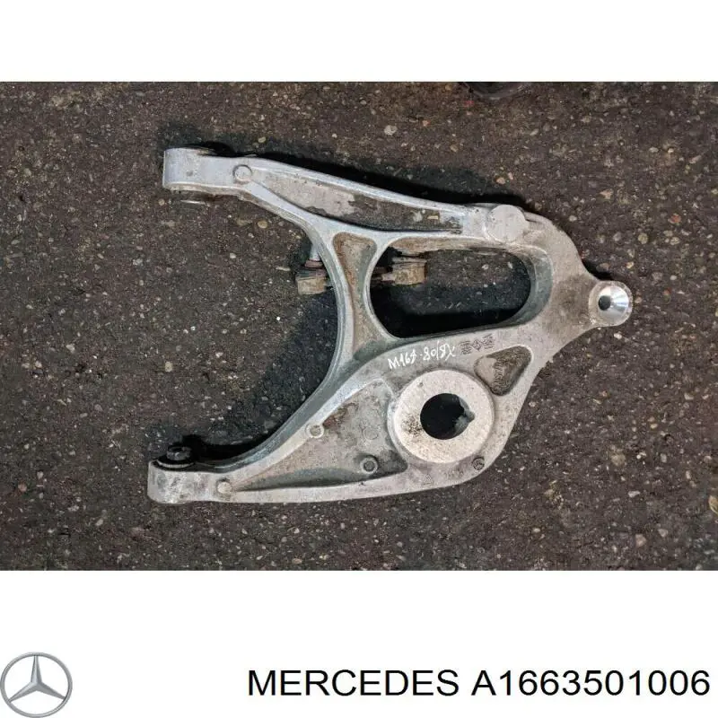 1663501006 Mercedes brazo suspension (control trasero inferior derecho)