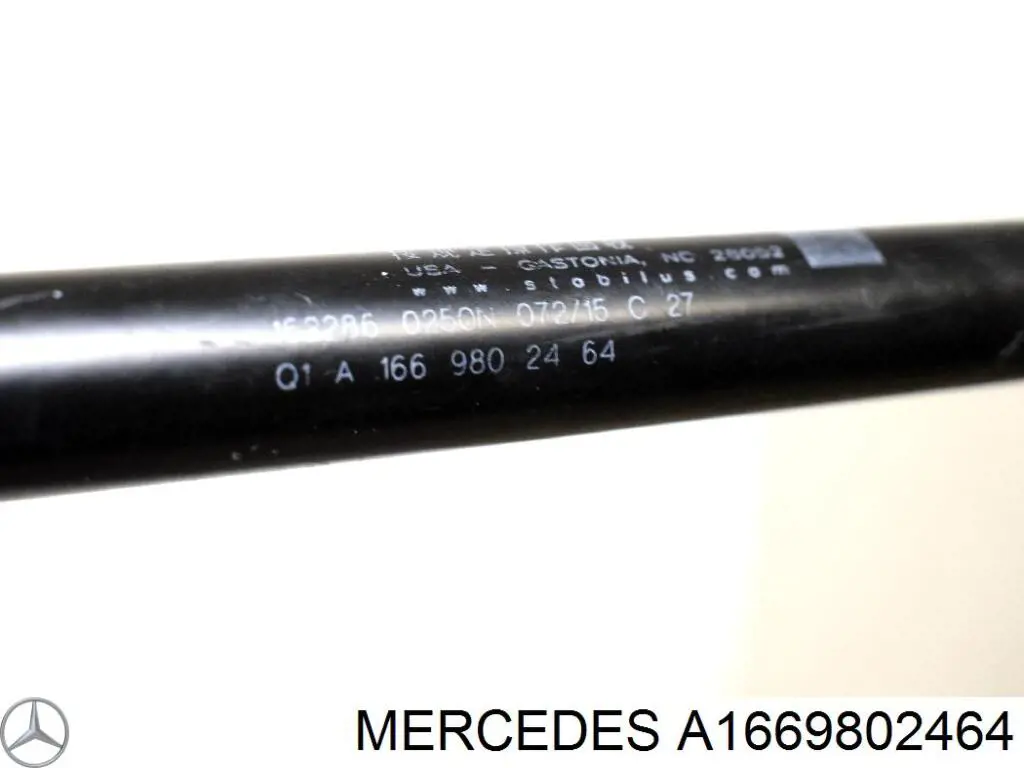 A1669802464 Mercedes muelle neumático,capó de motor derecho