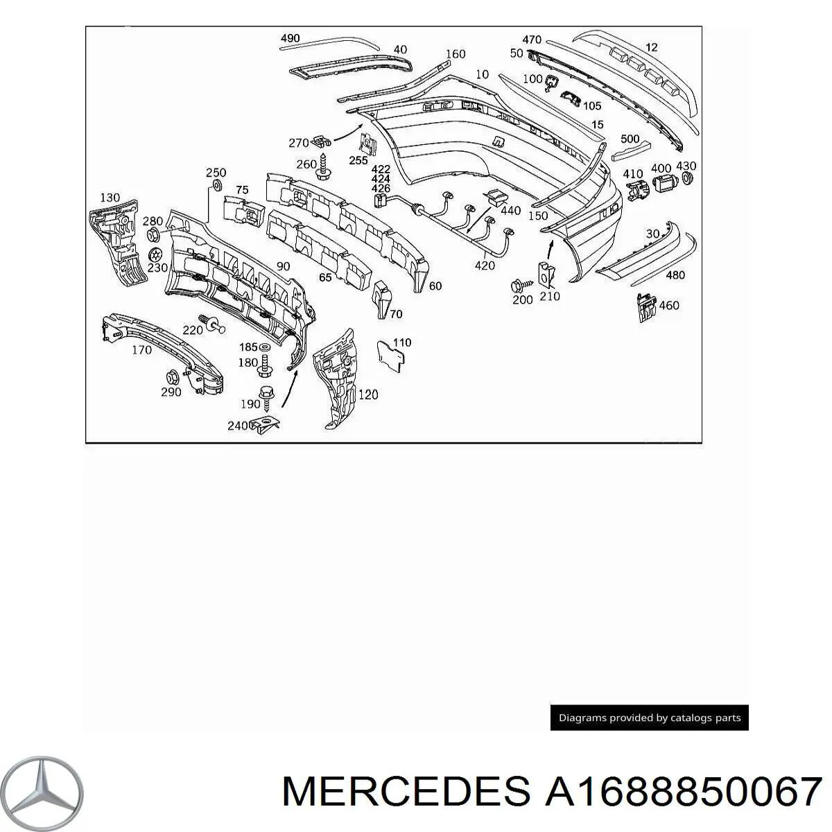 A1688850067 MERCEDES - repuestos Mercedes a precio barato