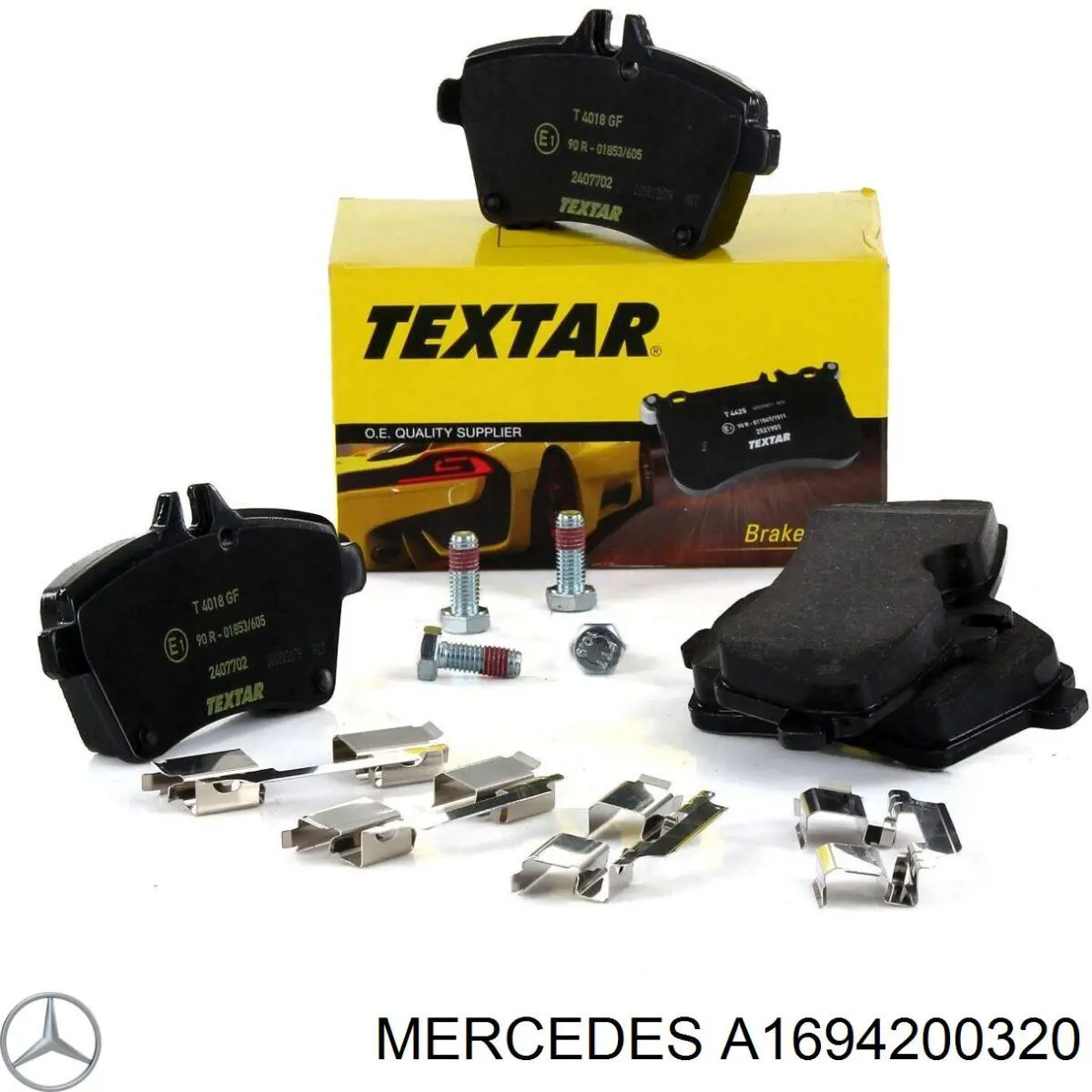 A1694200320 MERCEDES Pastillas de freno delanteras
