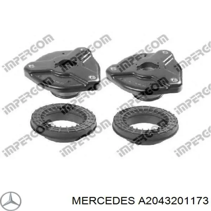 A2043201173 Mercedes soporte amortiguador delantero