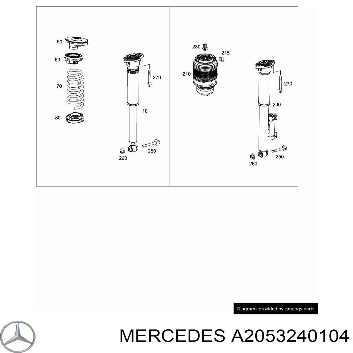 A2053240104 Mercedes comprar barato