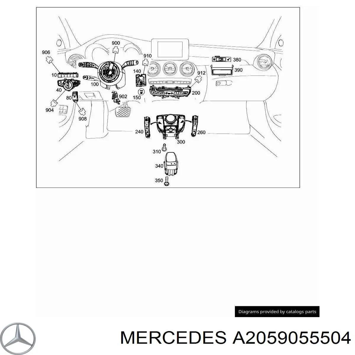 A2059055504 MERCEDES - repuestos Mercedes a precio barato