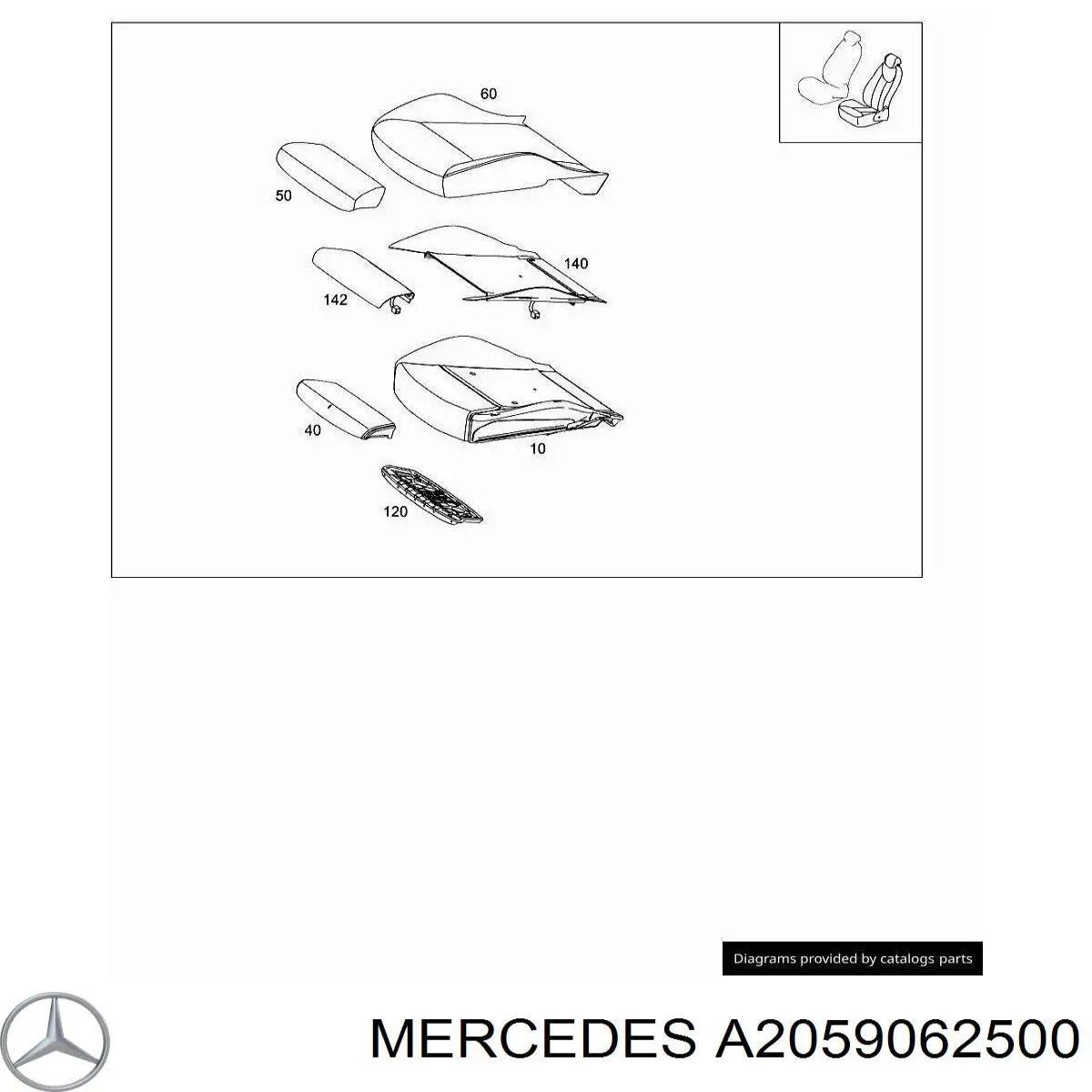 A2059062500 MERCEDES - repuestos Mercedes a precio barato