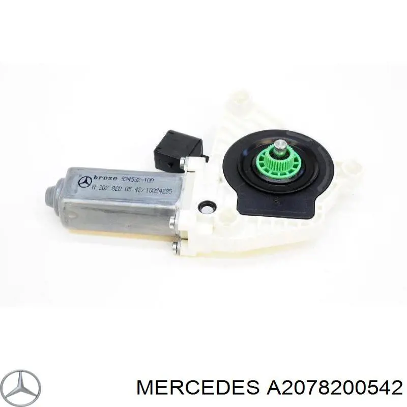 2078200542 MERCEDES Motor eléctrico, elevalunas, puerta trasera izquierda