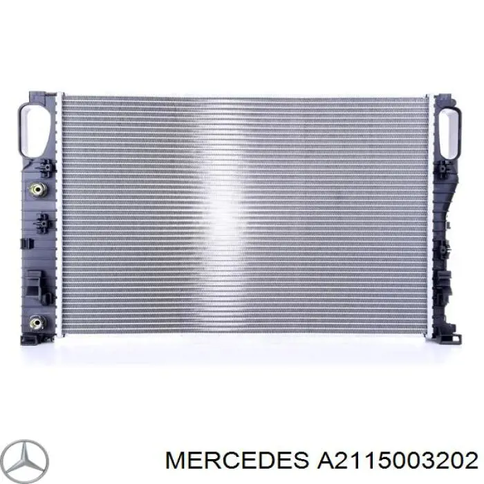 A2115003202 Mercedes radiador, refrigeración del motor