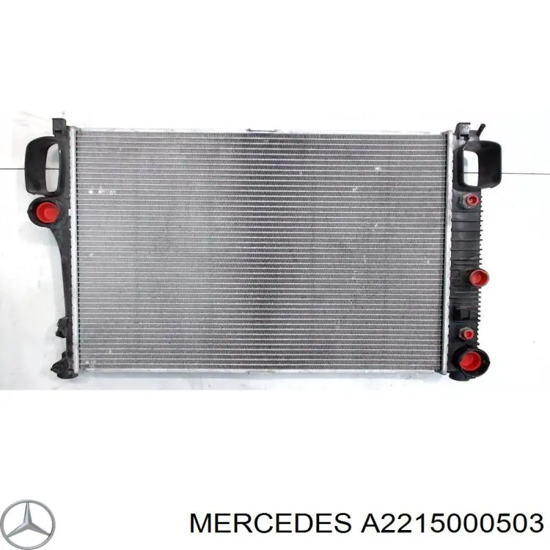 A2215000503 Mercedes radiador, refrigeración del motor