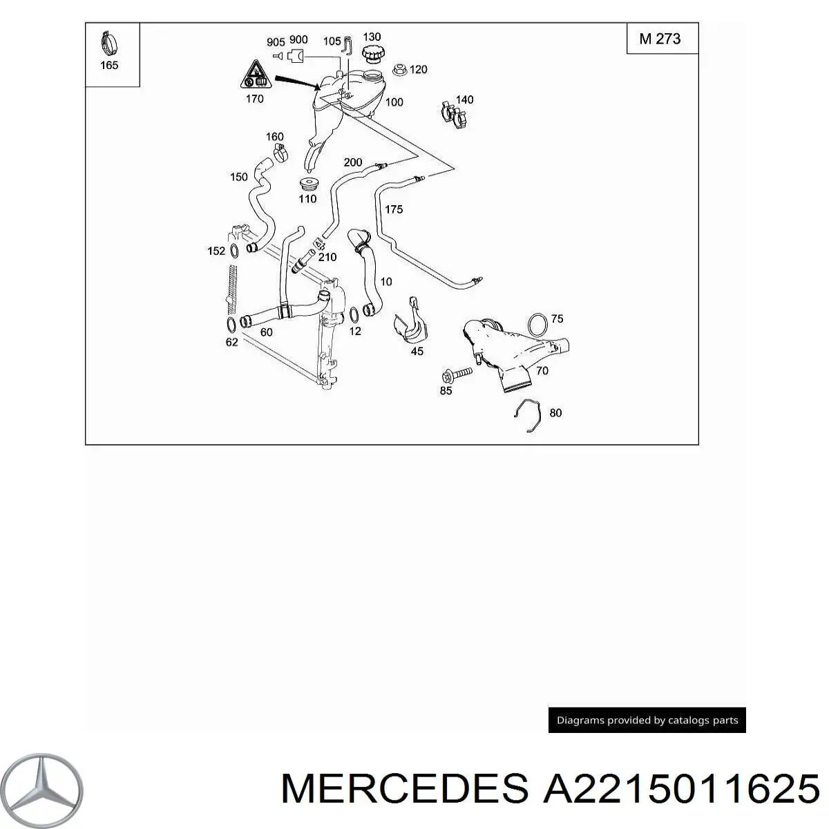 A2215011625 MERCEDES - repuestos Mercedes a precio barato