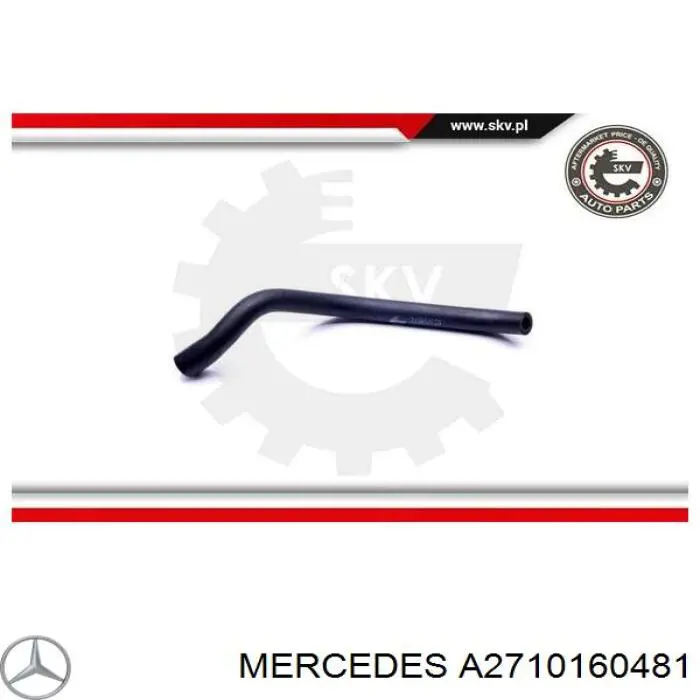 A2710160481 Mercedes tubo de ventilacion del carter (separador de aceite)