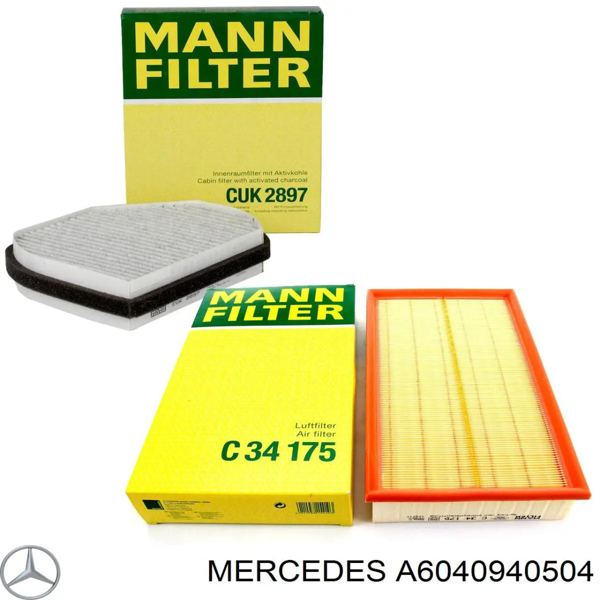 A6040940504 MERCEDES Filtro de aire