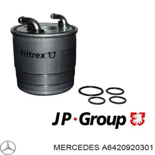 A6420920301 MERCEDES filtro de combustible
