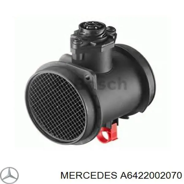 A6422002070 Mercedes polea inversión / guía, correa poli v