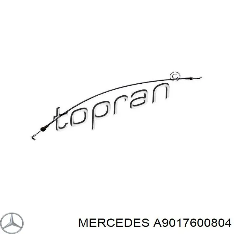 A9017600804 Mercedes cable de accionamiento, desbloqueo de puerta ...