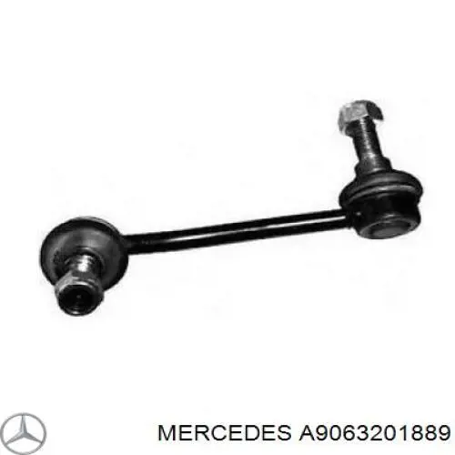 A9063201889 MERCEDES barra estabilizadora delantera derecha