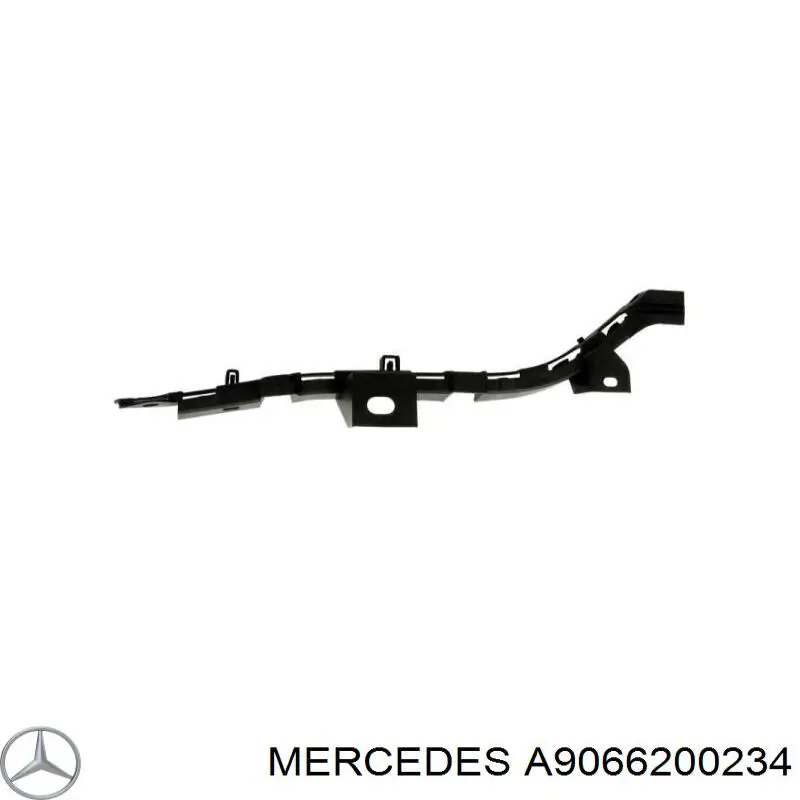 A9066200234 Mercedes refuerzo paragolpes delantero