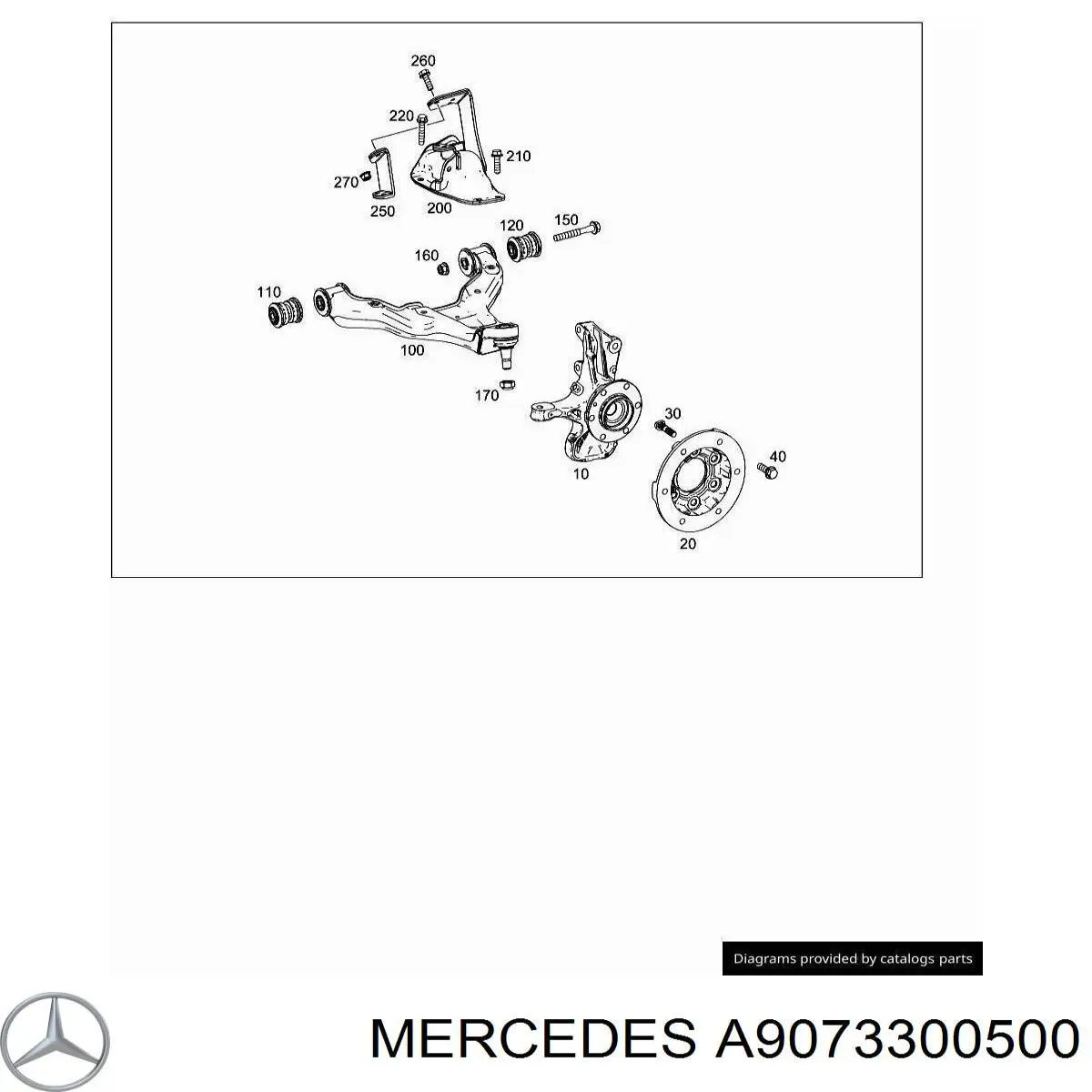 A9073300500 Mercedes mejor precio para Avtopro