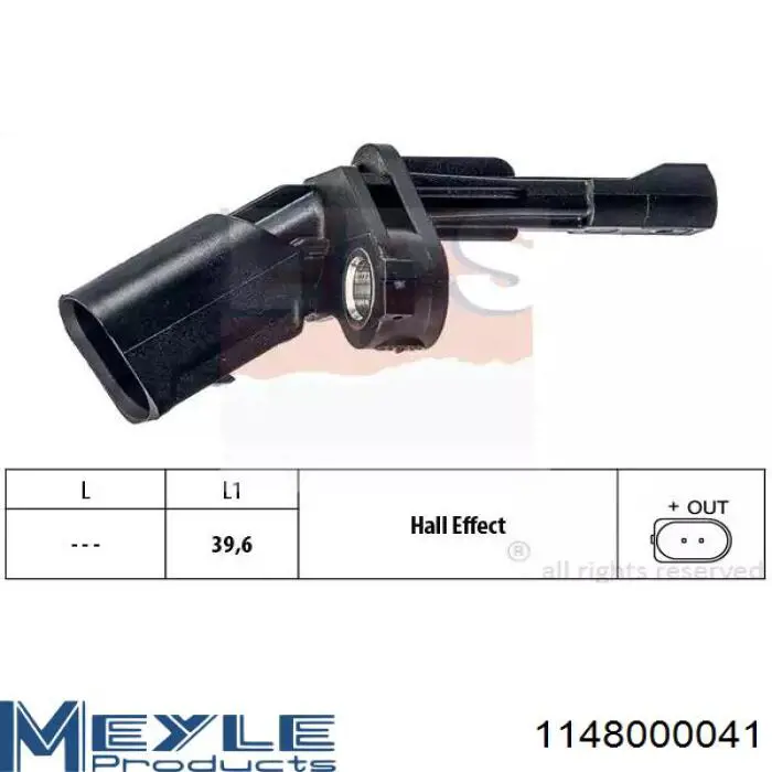 131445 Huco sensor abs trasero izquierdo