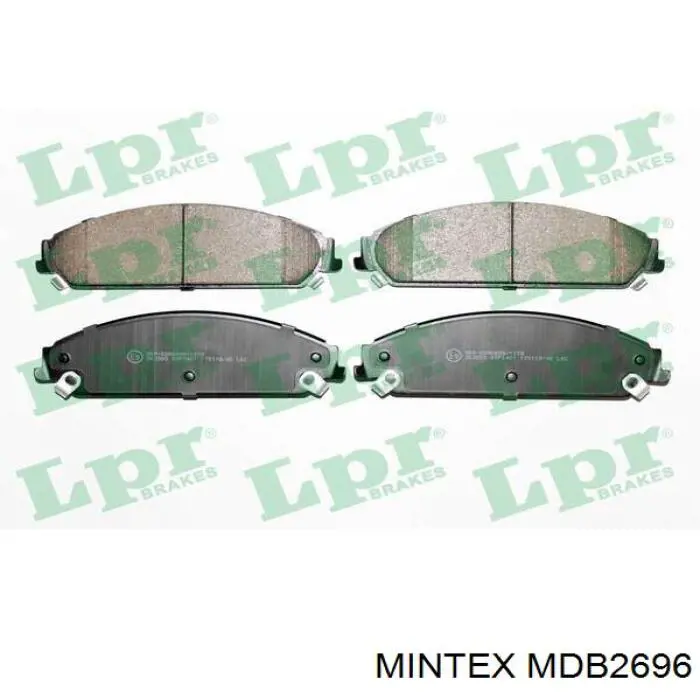 MDB2696 MINTEX pastillas de freno traseras