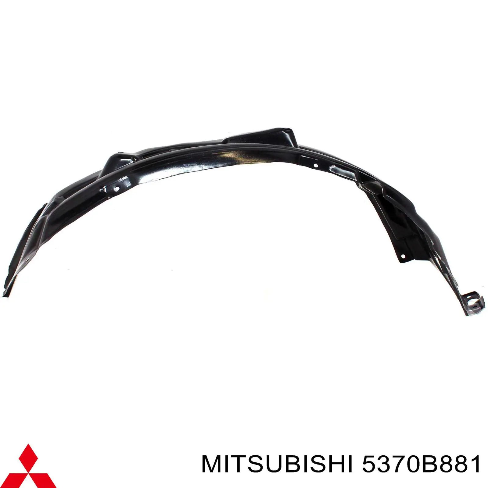 5370B881 MITSUBISHI Guardabarros interior izquierdo, aleta delantera