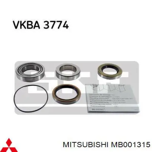 MB001315 Mitsubishi cojinete, palier, eje trasero