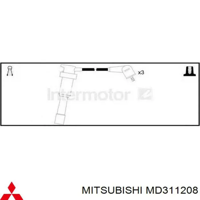 MD311208 MITSUBISHI Cables de bujías
